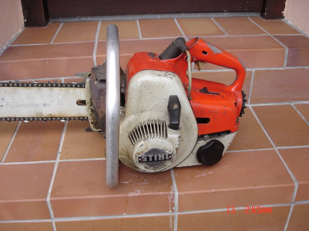2 Stihl Oldtimer Sägen 08S und S10 jetzt mit Bildern - Alles rund um die Motorsäge: www ...