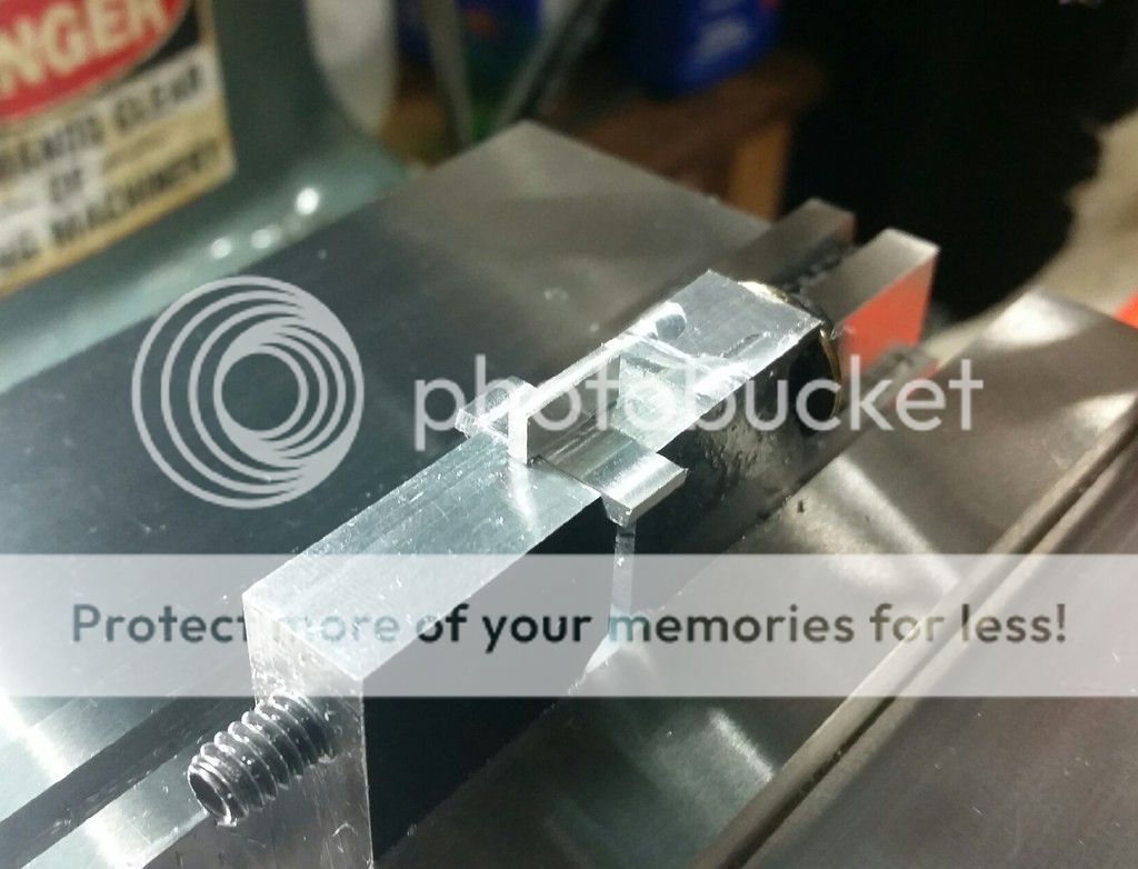 Fixture for holding front sight for milling... | 1911Forum