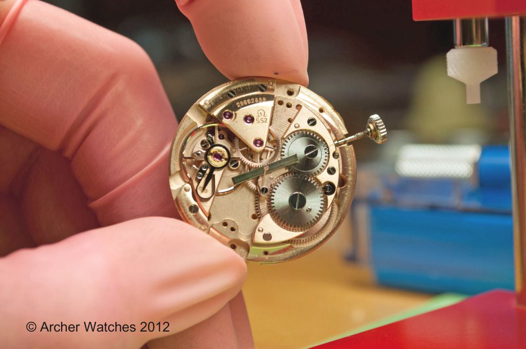 Mounting sweep second hand on Omega 565 movement | WatchUSeek Watch Forums