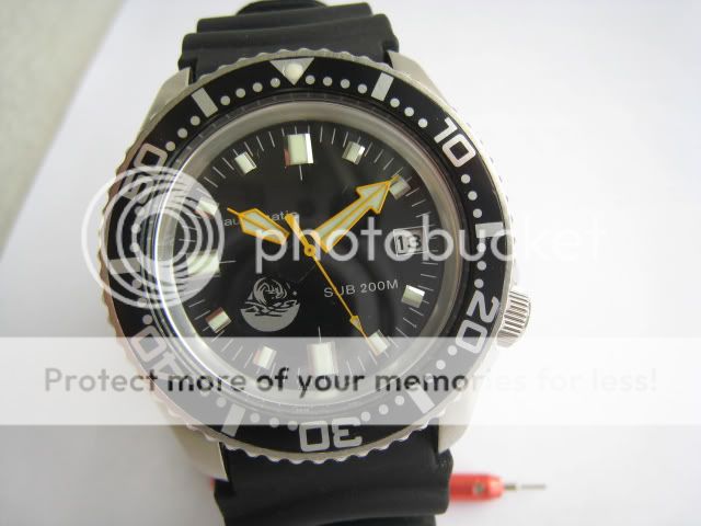 **SOLD* Seiko SKX007 Diver, Mod with Black "SOXA" dial relumed, $199 ...