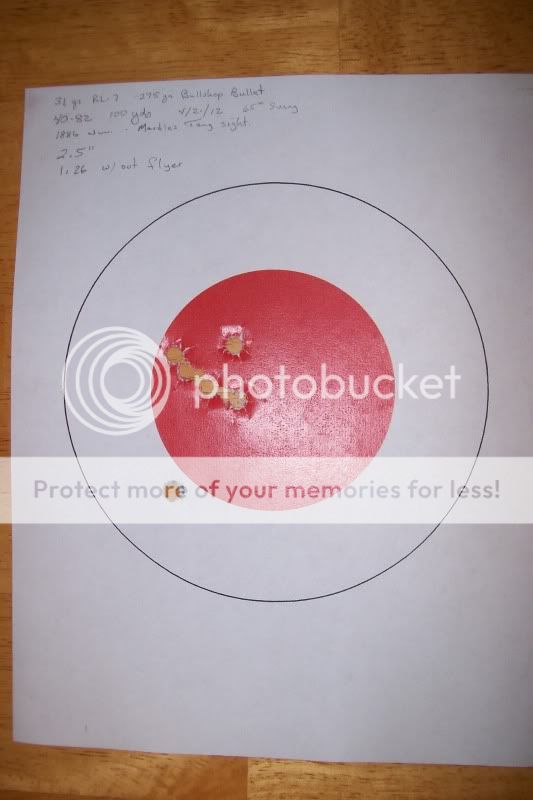 Range Report - 1886 Winchester 40-82 - RL-7 Powder - Paco Kelly's ...