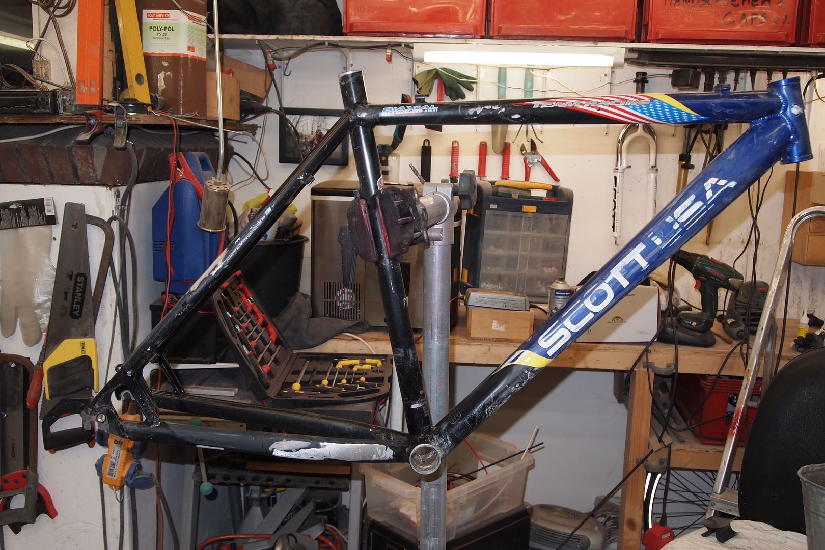 1999 Scott Team Racing MTB omgebouwd tot Crosser - Mountainbike.nl